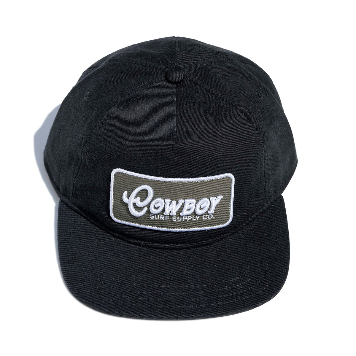 Cowboy Surf Supply Co. | Wells Patch Hat Black